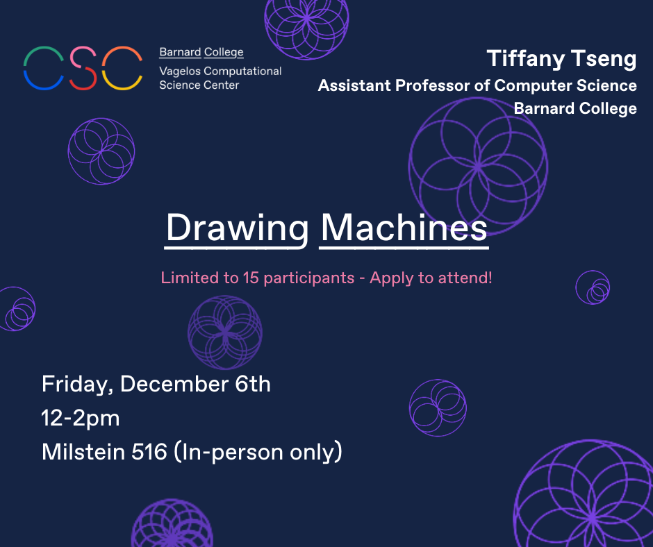CSC Workshop: Drawing Machines | Barnard College